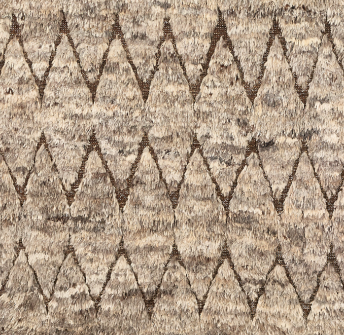 Zafar Moroccan Hand-Knotted Wool Rug Swatch