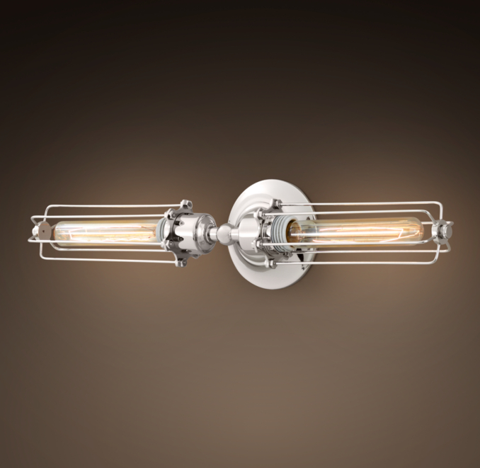 Edison Caged Linear Sconce