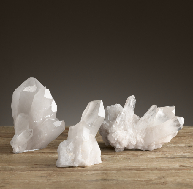 Quartz Crystal Formations Under Microscope