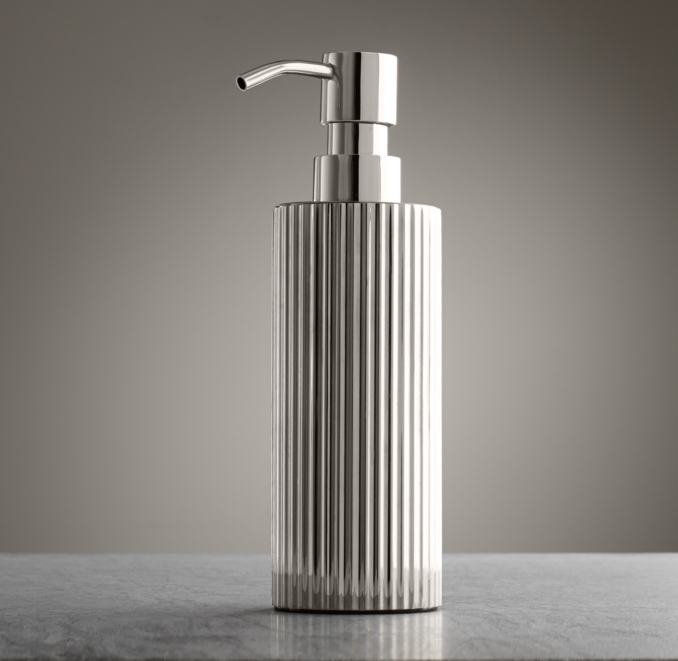 Ribbed Metal Dispenser