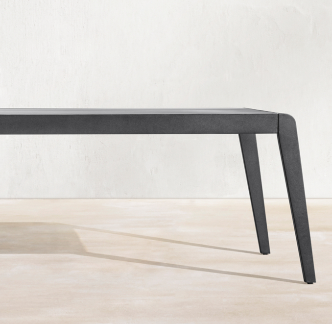 Avila Aluminum Rectangular Dining Table