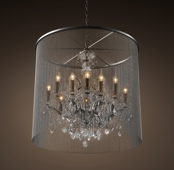 Vaille Crystal Chandelier 32"