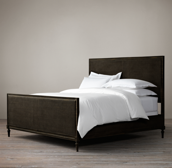 Maison Cane Bed With Footboard