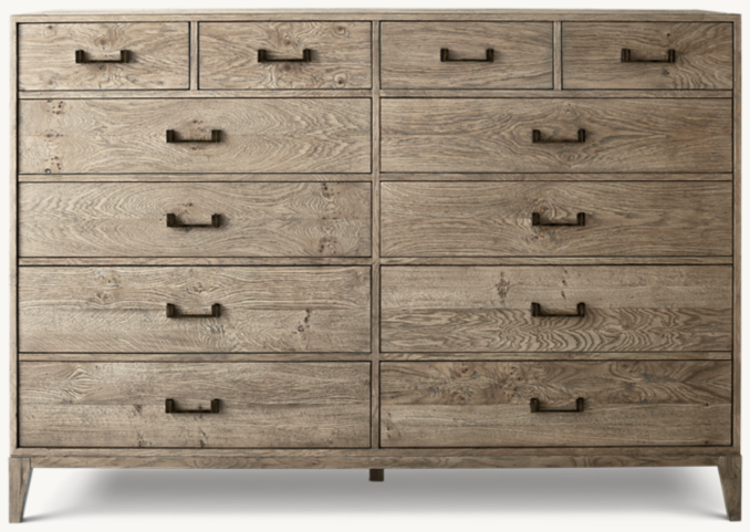 Cayden Campaign 12-Drawer Dresser | RH