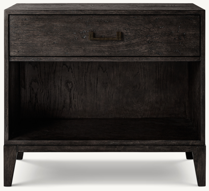 Cayden Campaign Open Nightstand | RH
