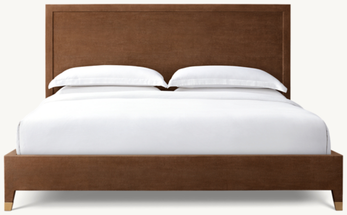 Graydon Shagreen Panel Bed