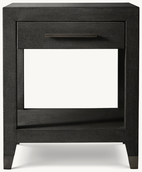 Graydon Shagreen Bedside Table | RH Baby & Child