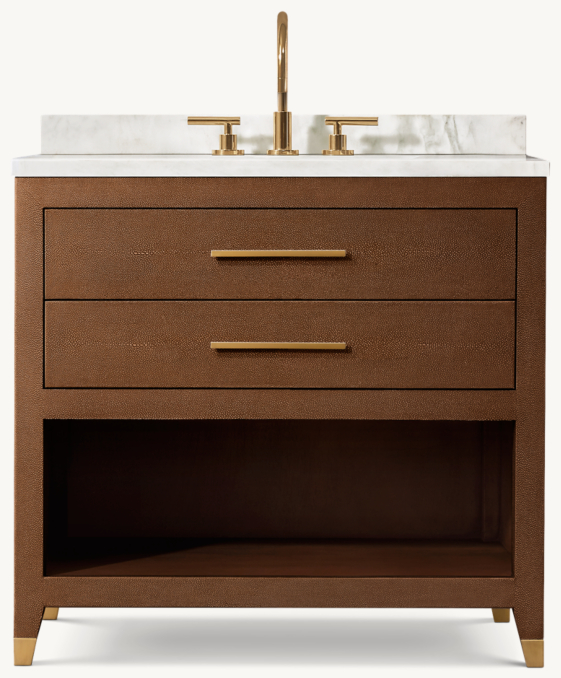 Graydon Shagreen Single Washstand