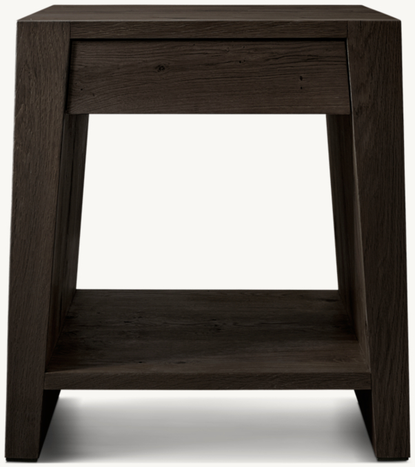 Wyeth Oak Square Bedside Table