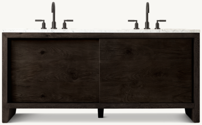 Wyeth Oak Vanity Collection | RH