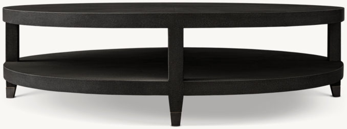 Graydon Shagreen Round Coffee Table