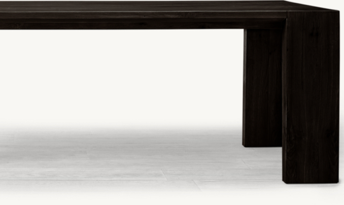 Wyeth Oak Parsons Rectangle Extension Table