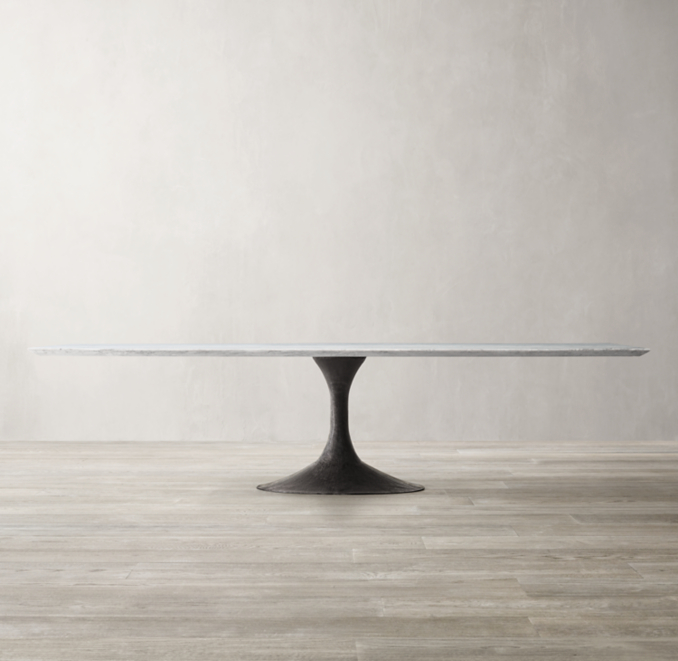 Aero Marble Rectangular Dining Table