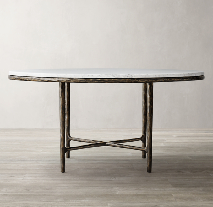 Thaddeus Marble Round Dining Table