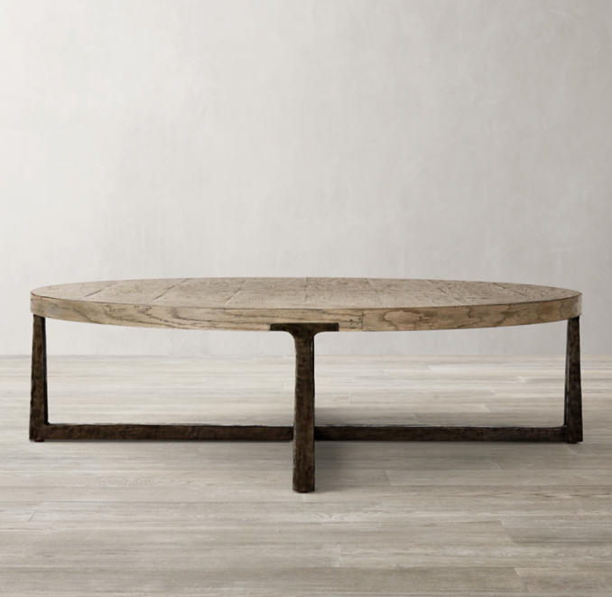 T-Brace Round Coffee Table