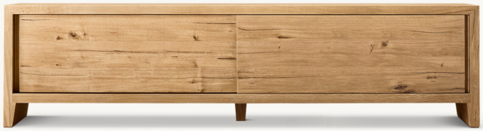 Wyeth Oak Panel Media Console