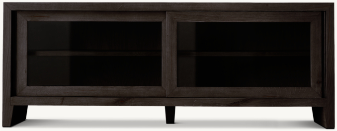 Wyeth Oak Glass Sideboard