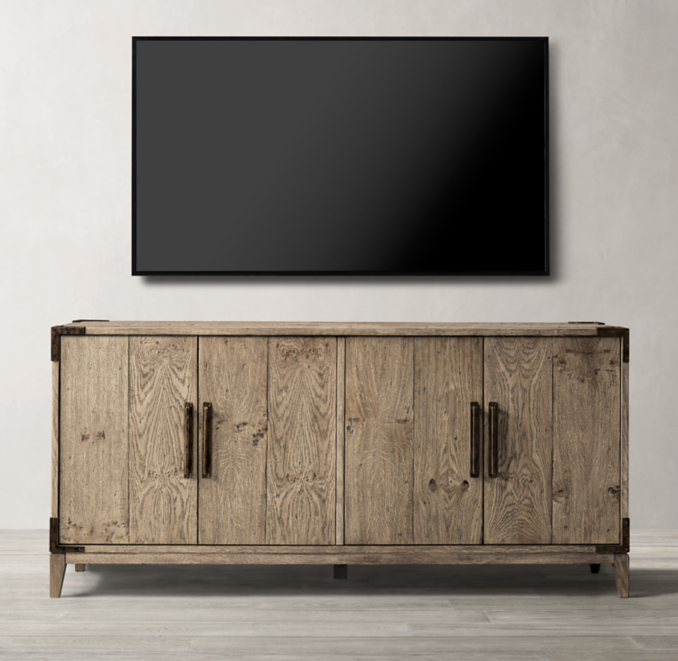 Cayden Campaign 4-Door Media Console