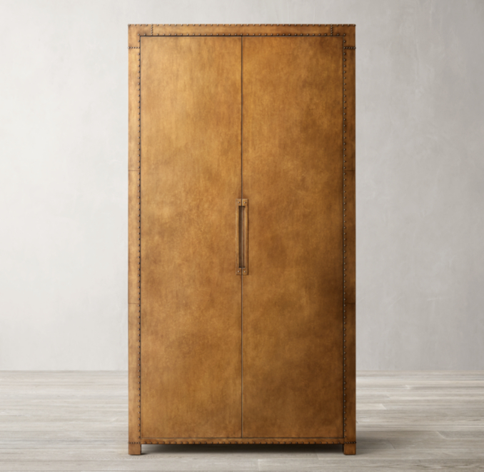 Orsay Brass Clad Cabinet
