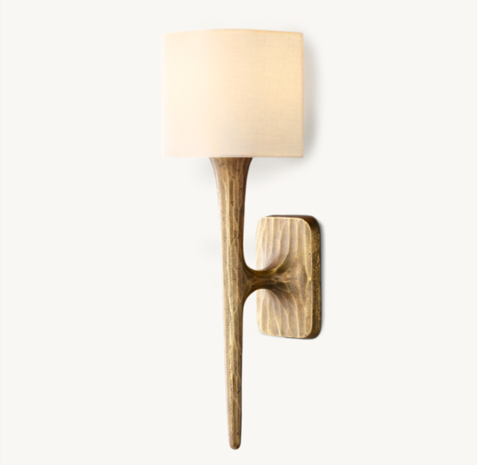 Thaddeus Shaded Sconce | RH
