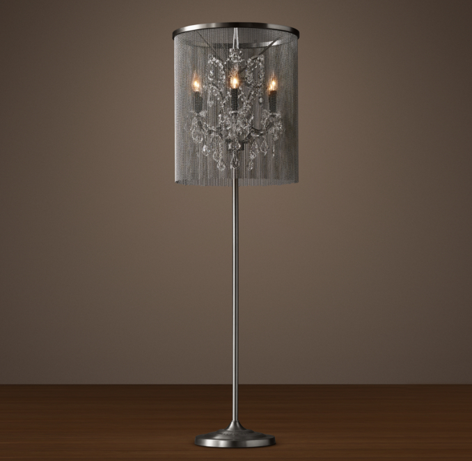 Vaille Crystal Floor Lamp