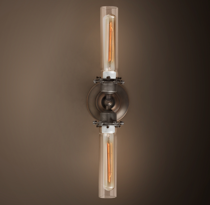 Edison Glass Linear Sconce