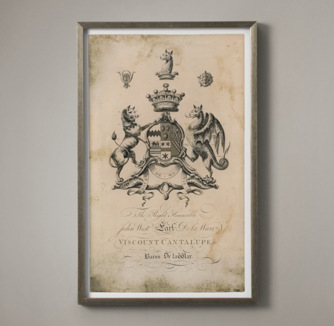 18th C. English Armorial Engraving - 06