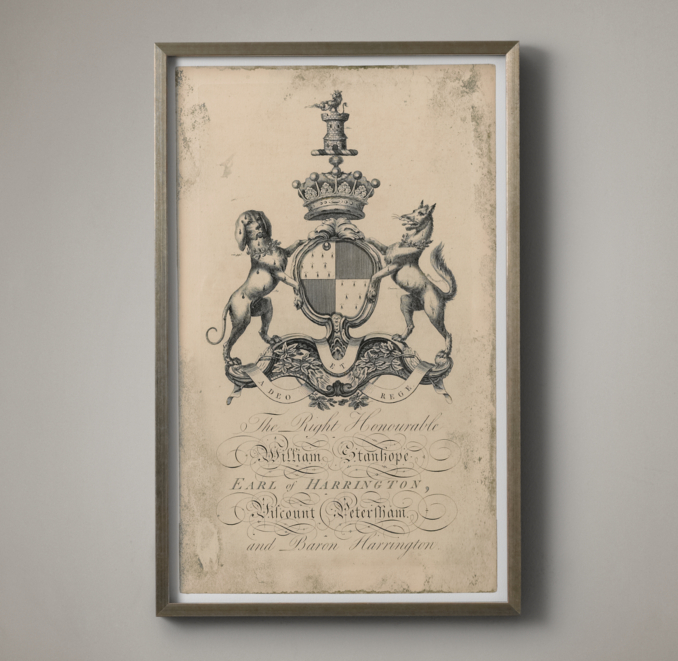 18th C. English Armorial Engraving - 08