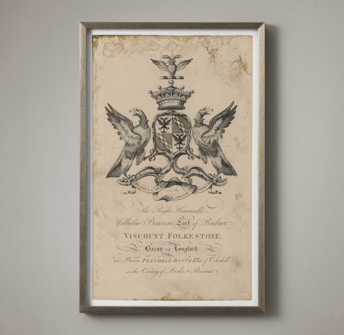 18th C. English Armorial Engraving - 10 | RH