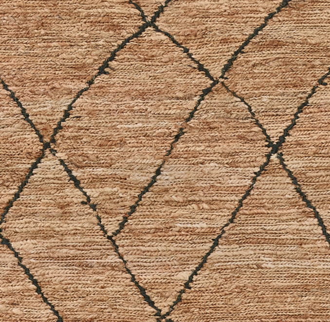 Santali Hand-Knotted Jute Rug Swatch