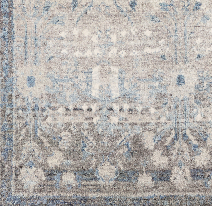 Nisha Hand-Knotted Silk & Wool Rug Swatch