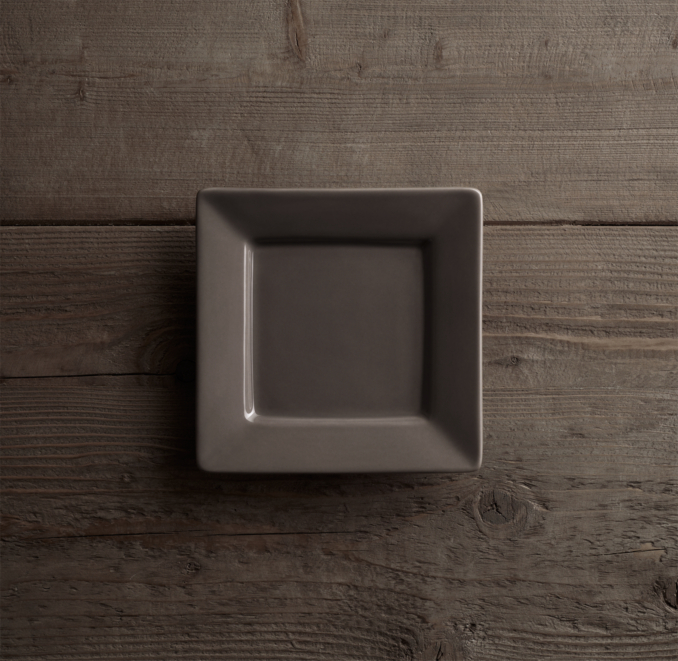 Chinese Porcelain Square-Rimmed Appetizer Plate (Set of 4) | RH