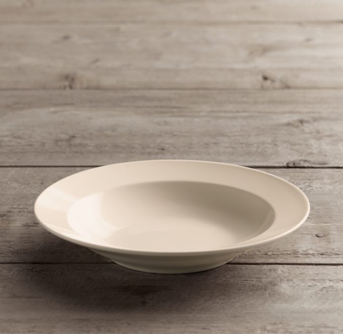 Chinese Porcelain Grand-Rimmed Soup Bowl (Set of 4) | RH