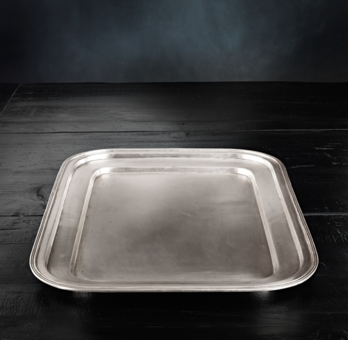 Vintage Hotel Small Rectangular Tray