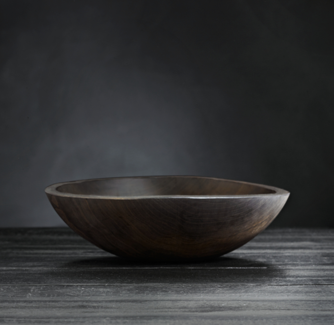 Reclaimed Ebonized Cherry Wood 11" Bowl