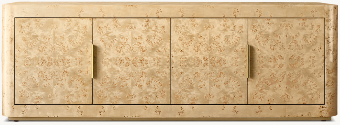 Bardot Burl 4-Door Media Console | RH