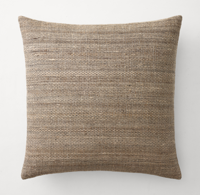 Naya Handwoven Textured Solid Pillow Cover - Square