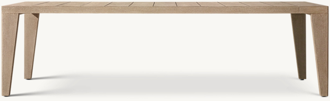 Maya Teak Rectangular Dining Table | RH TEEN