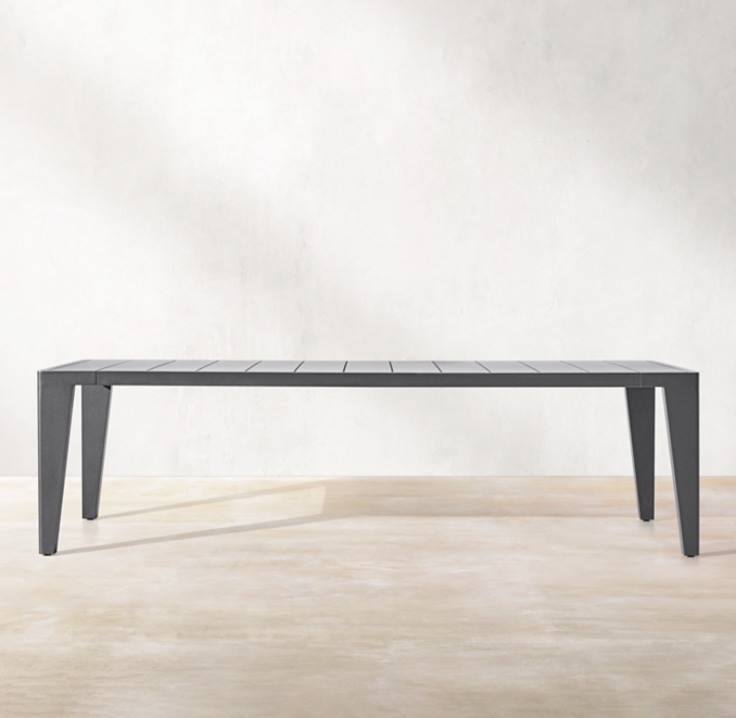 Maya Aluminum Rectangular Dining Table