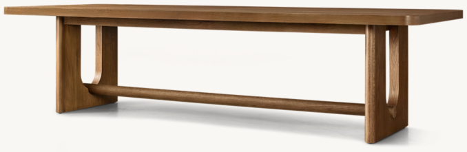 Breton Rectangular Extension Dining Table | RH