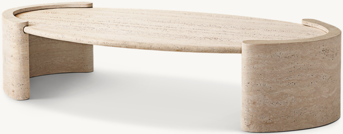Restoration hardware oval coffee table store