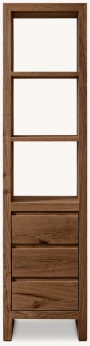 Wyeth Oak Open Storage