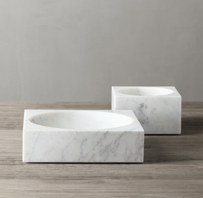 Square Marble Bowl