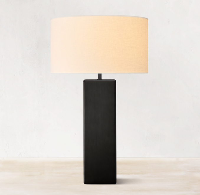 Sarezzo Metal Square Table Lamp