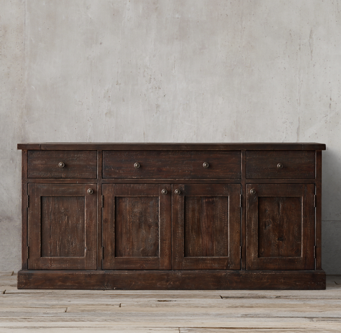 Salvaged Wood Panel Sideboard