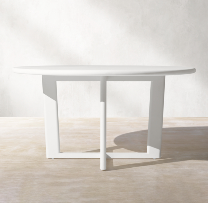 Mesa Aluminum Round Dining Table