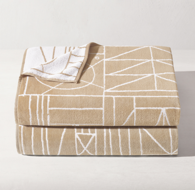 Scribe Geo Beach Towel By Kerry Joyce/Heather Rosenman