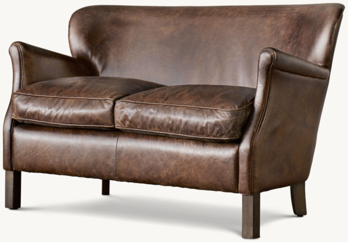 Restoration hardware settee store