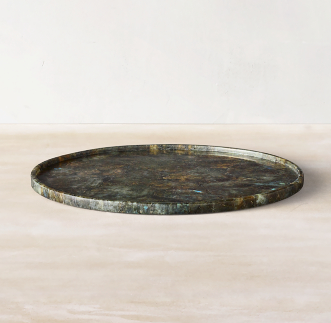 Labradorite Round Tray