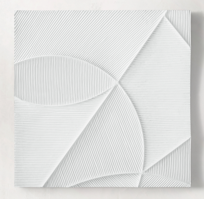 Carved Wood Abstract Wall Panel